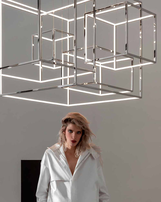 Miles 5 | Lámpara Colgante de Diseño | LED Integrado | Doble Altura ...